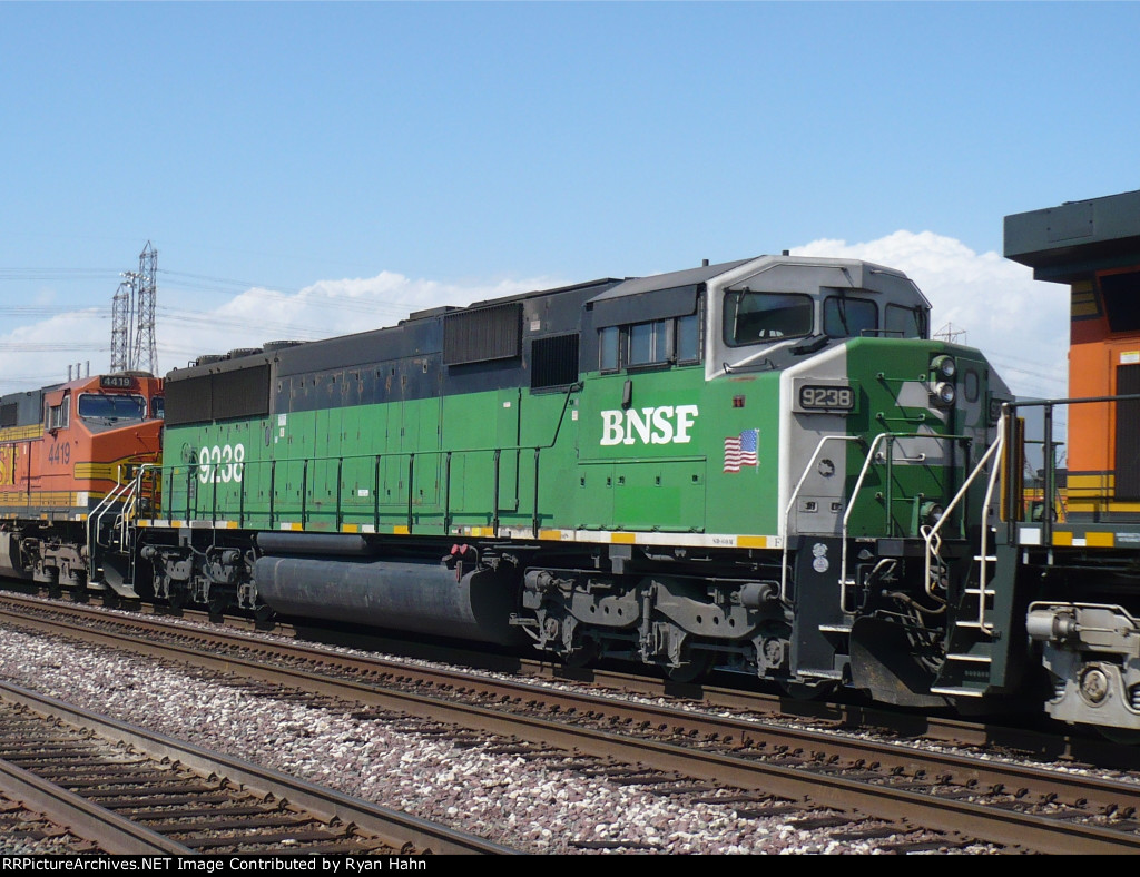 Ex BN Triclops SD60M Heading for Hobart Yard